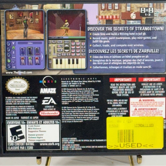 Nintendo | Video Games & Consoles | Sims2 The Sims 2 Ea Nintendo Ds ...